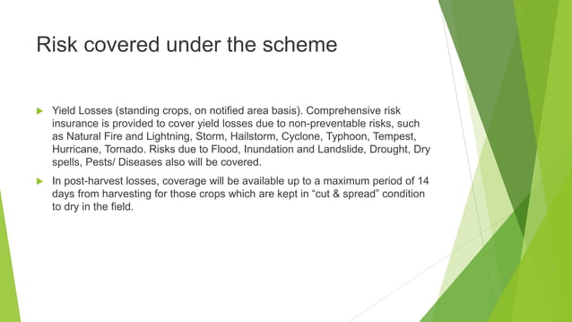 PRADHAN MANTRI FASAL BIMA YOJNA (PMFBY) | PPTX