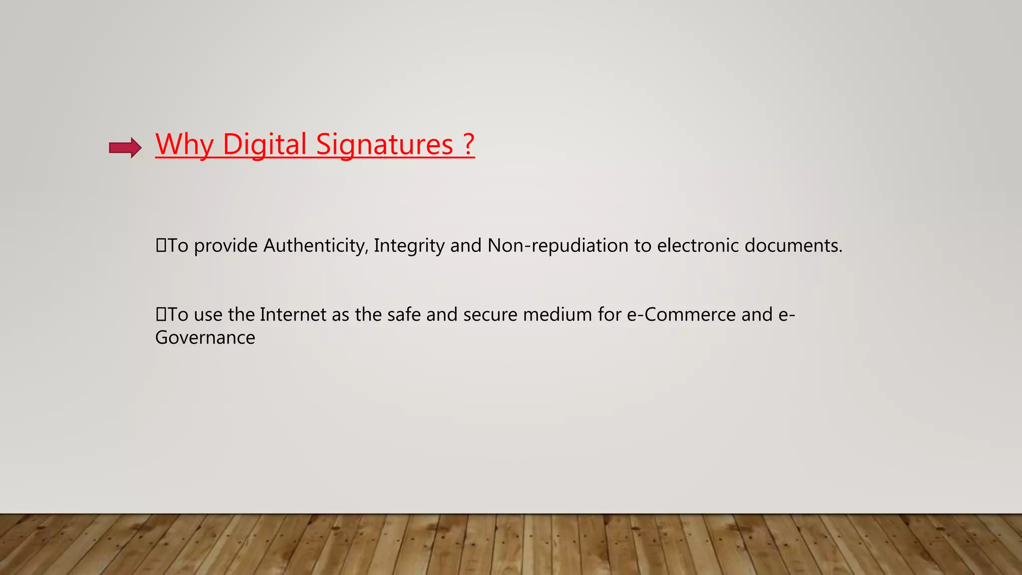DIGITAL SIGNATURE PPT | PPTX