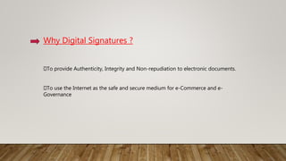 DIGITAL SIGNATURE PPT | PPTX