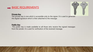 DIGITAL SIGNATURE PPT | PPTX