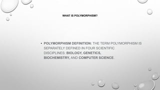 polymorphism | PPT