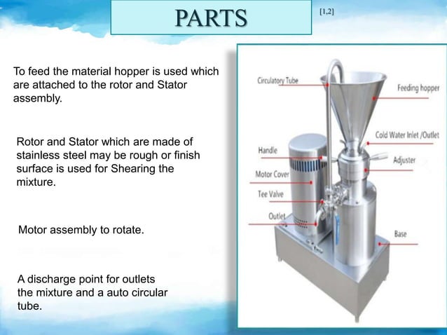 colloidal mill | PPTX | Physics | Science