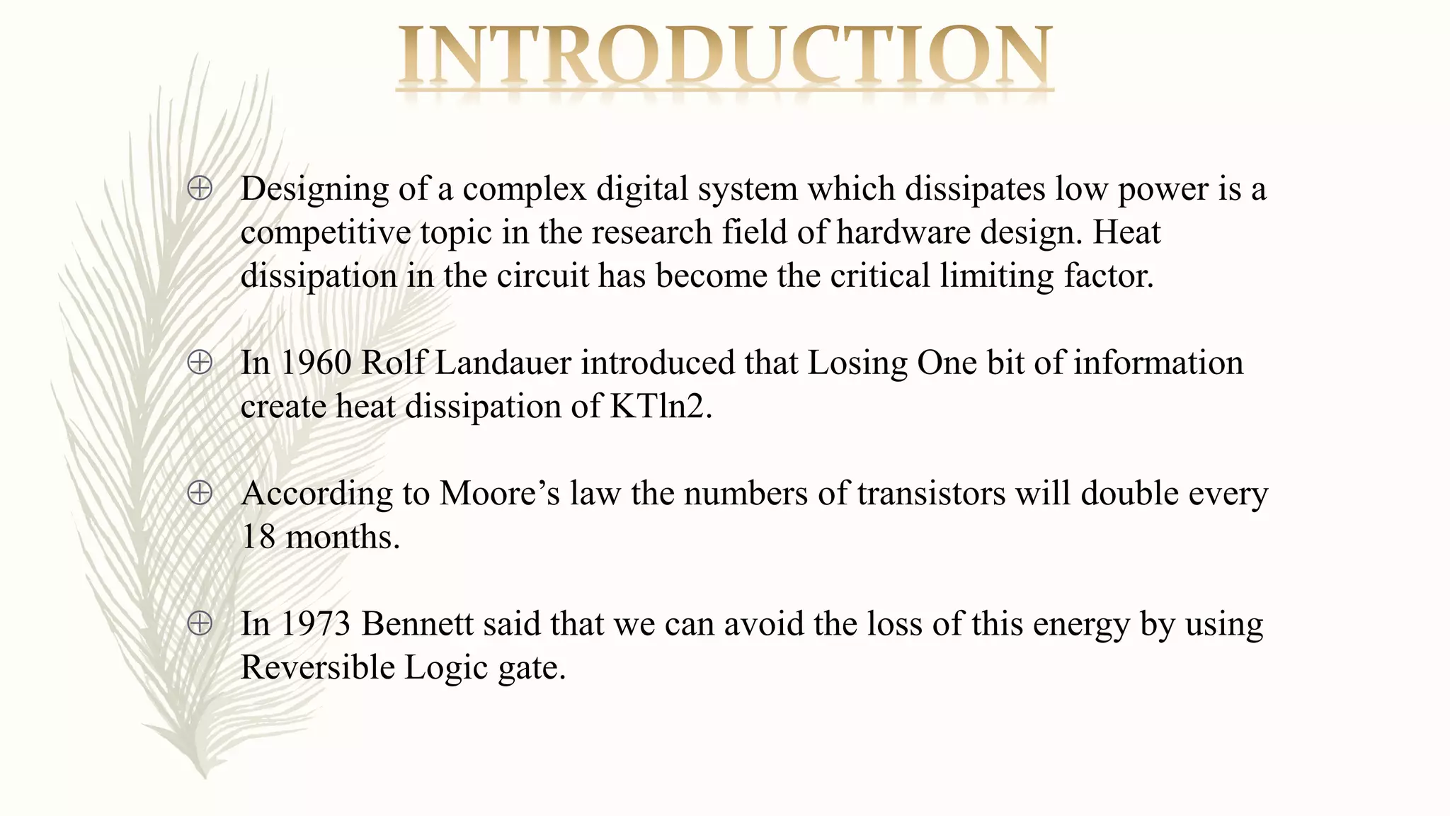 Reversible Logic Gate Pptx Programming Languages Computing