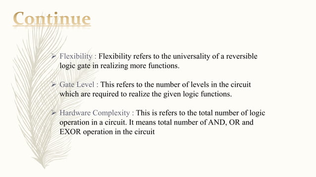 Reversible Logic Gate Pptx Programming Languages Computing