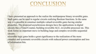 Reversible logic gate | PPT