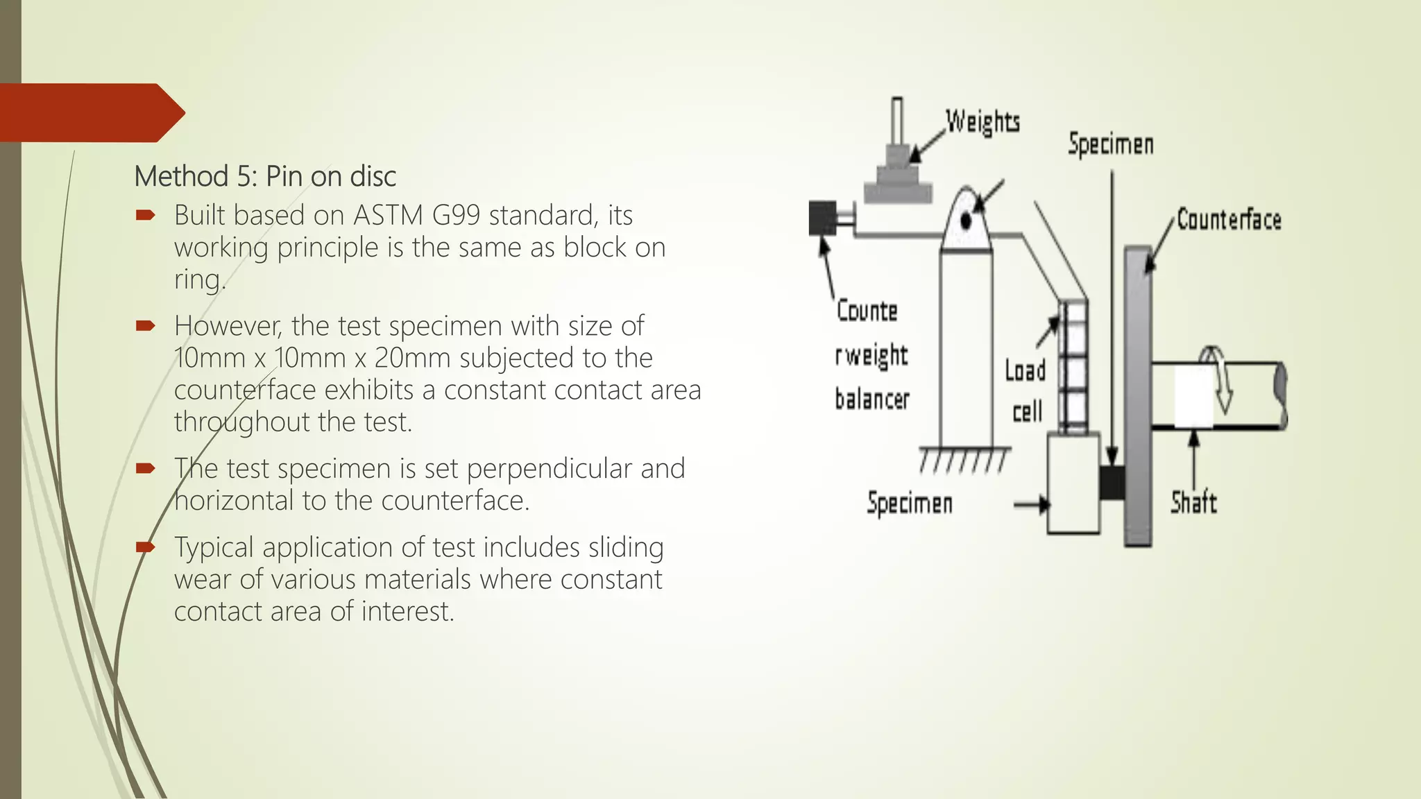 Friction and wear Measurement | PPTX