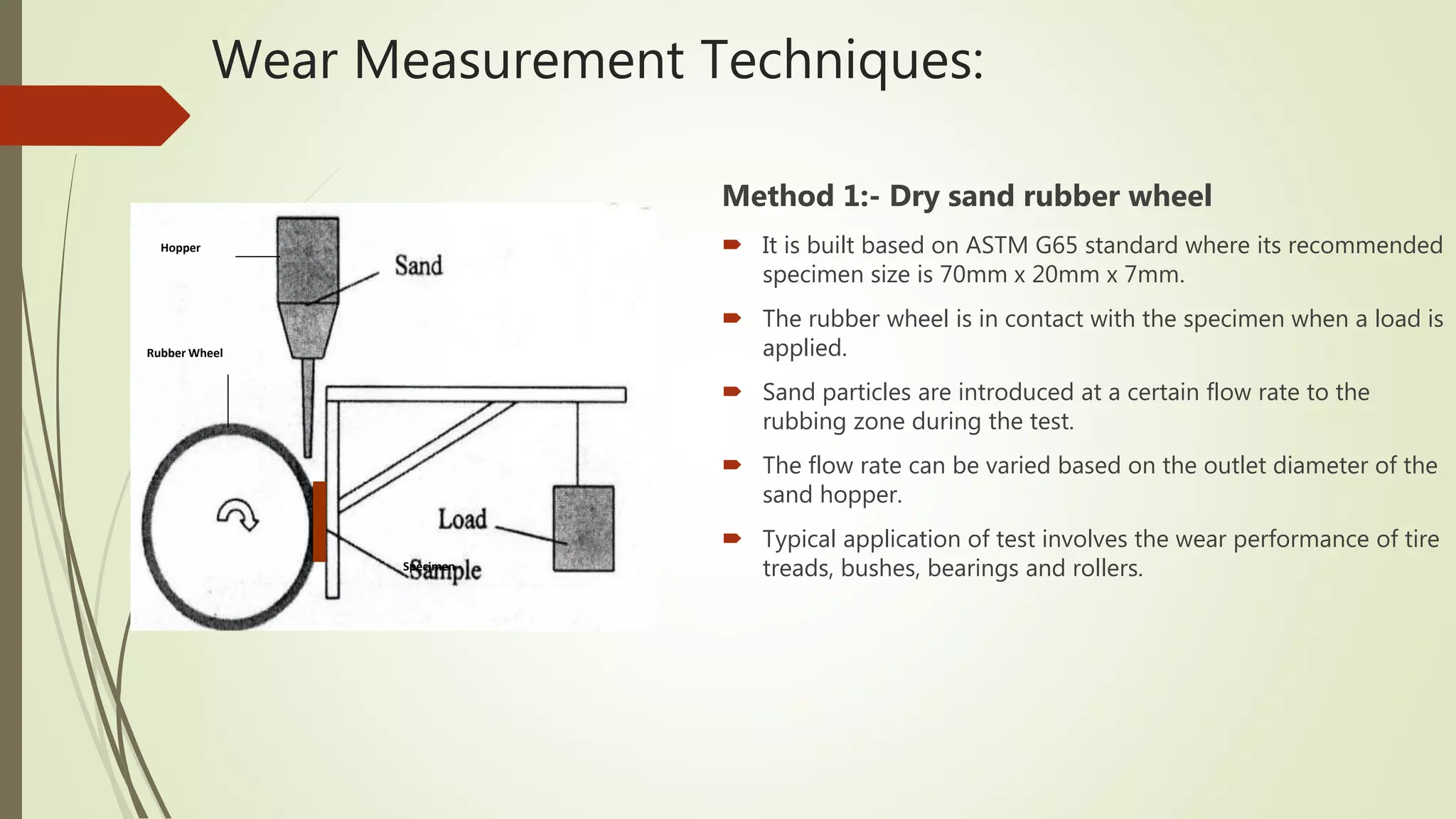 Friction and wear Measurement | PPTX