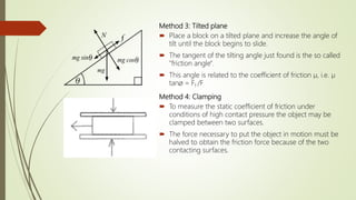 Friction and wear Measurement | PPTX