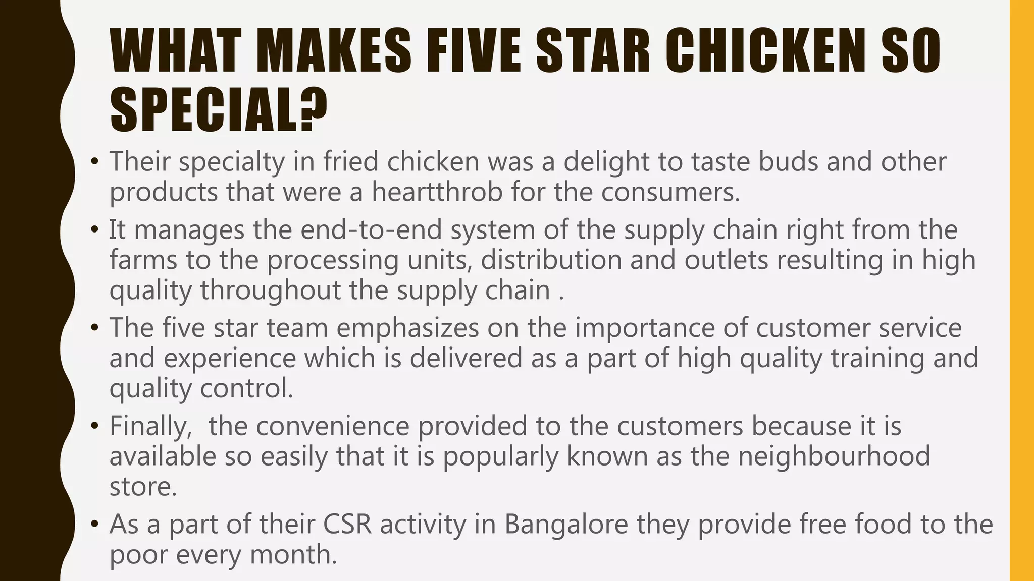 Five Star chicken | PPTX