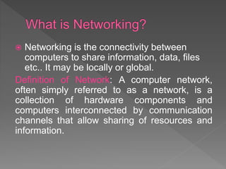 Introduction to Internet | PPTX