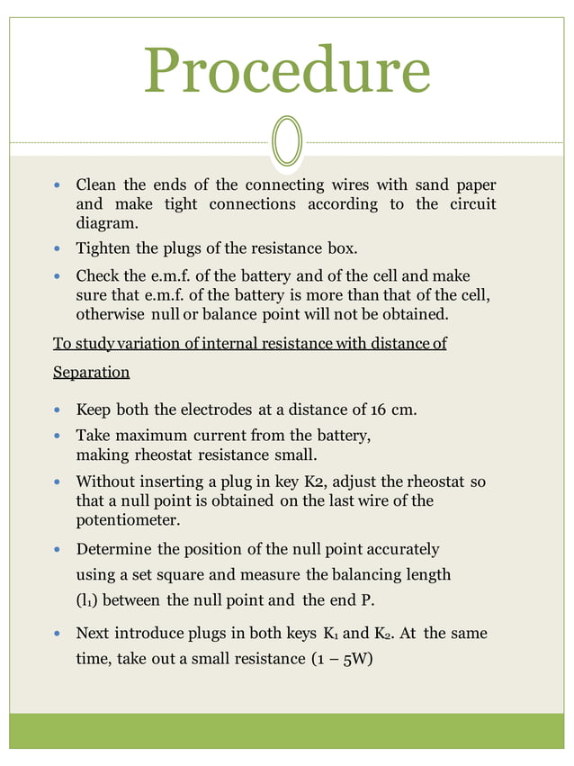 Physics investigatory project on different emf of cell | PPTX | Chemistry | Science