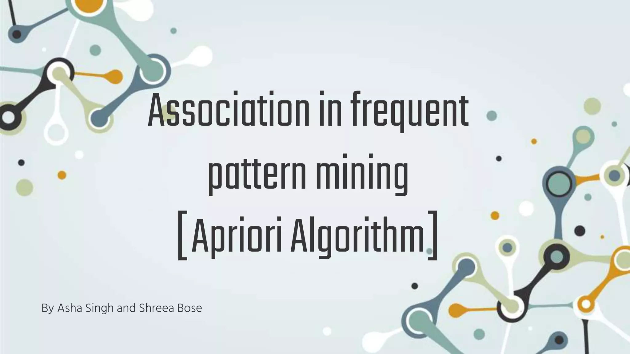 Association in Frequent Pattern Mining | PPT