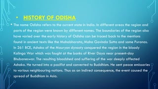 ODISHA CULTURE AND HISTORY | PDF