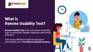 Remote Usability Test vs Usability Test- What's the real difference? | PPTX