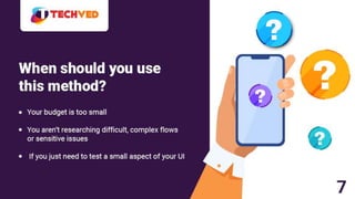 Remote Usability Test vs Usability Test- What's the real difference? | PPTX