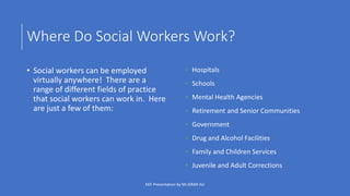 Social Work Profession ( Introduction and Scope) | PPTX
