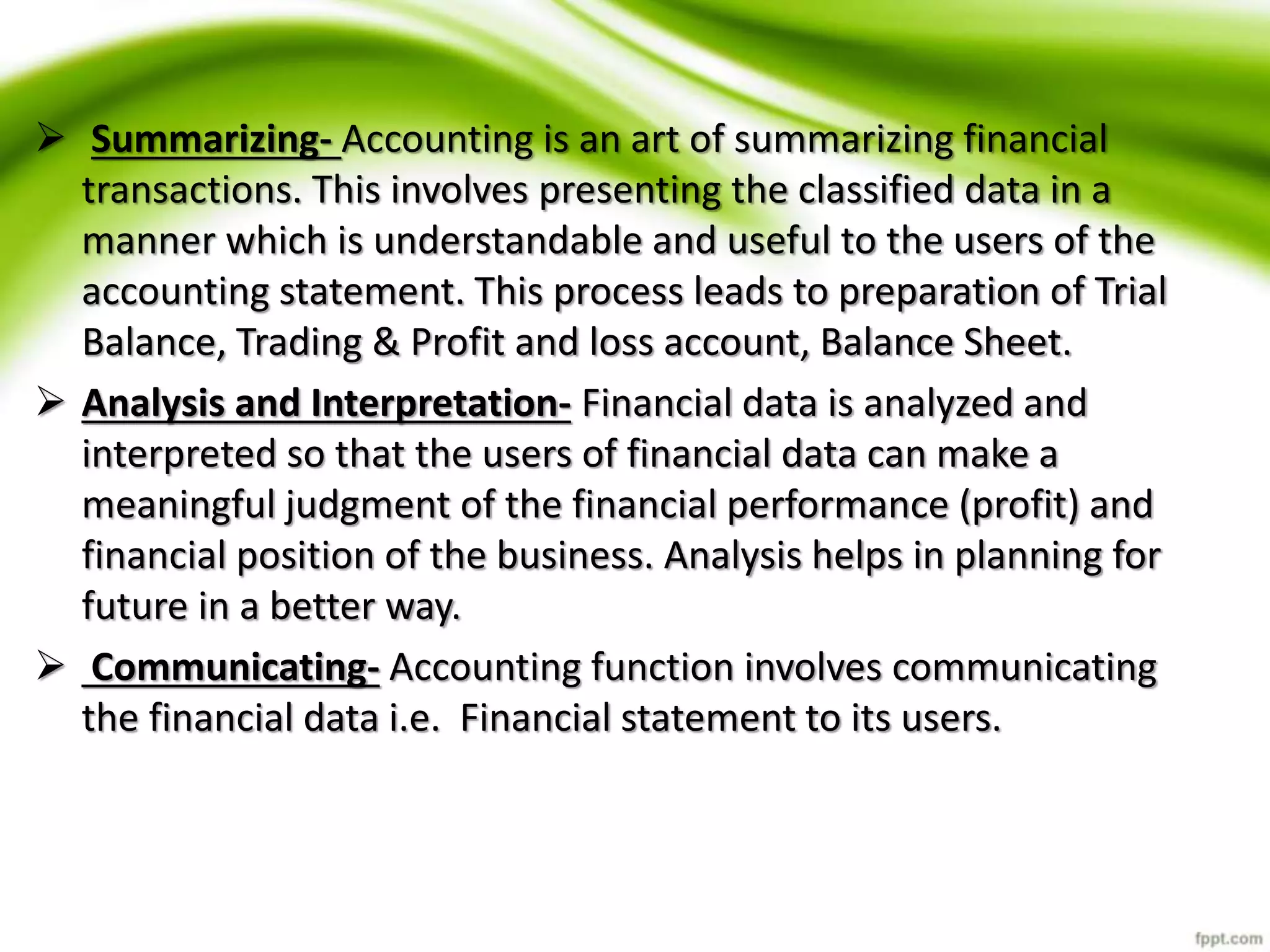 Accountancy notes || MBA|| BBA | PPTX