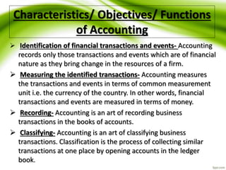Accountancy notes || MBA|| BBA | PPT | Free download