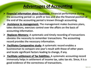 Accountancy notes || MBA|| BBA | PPT | Free download