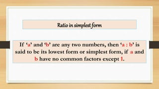 MATH - RATIO (CLASS V) | PPTX