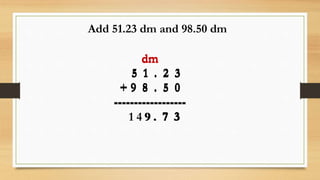 MATH - MEASUREMENT (CLASS V) | PPTX
