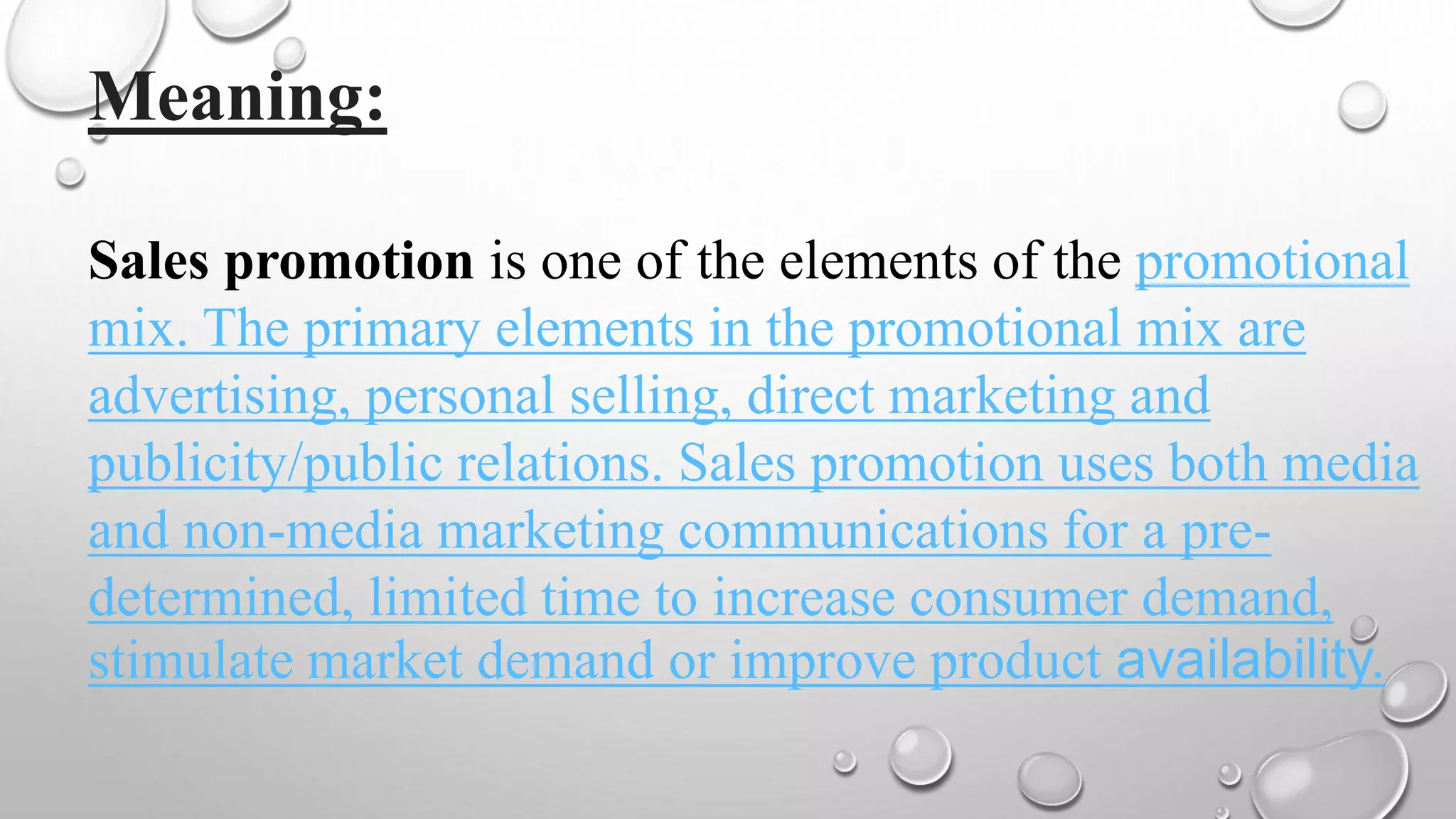 Sales Promotion | meaning| Promotion | types of Promotions | promotion ...