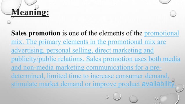 Sales Promotion | meaning| Promotion | types of Promotions | promotion ...