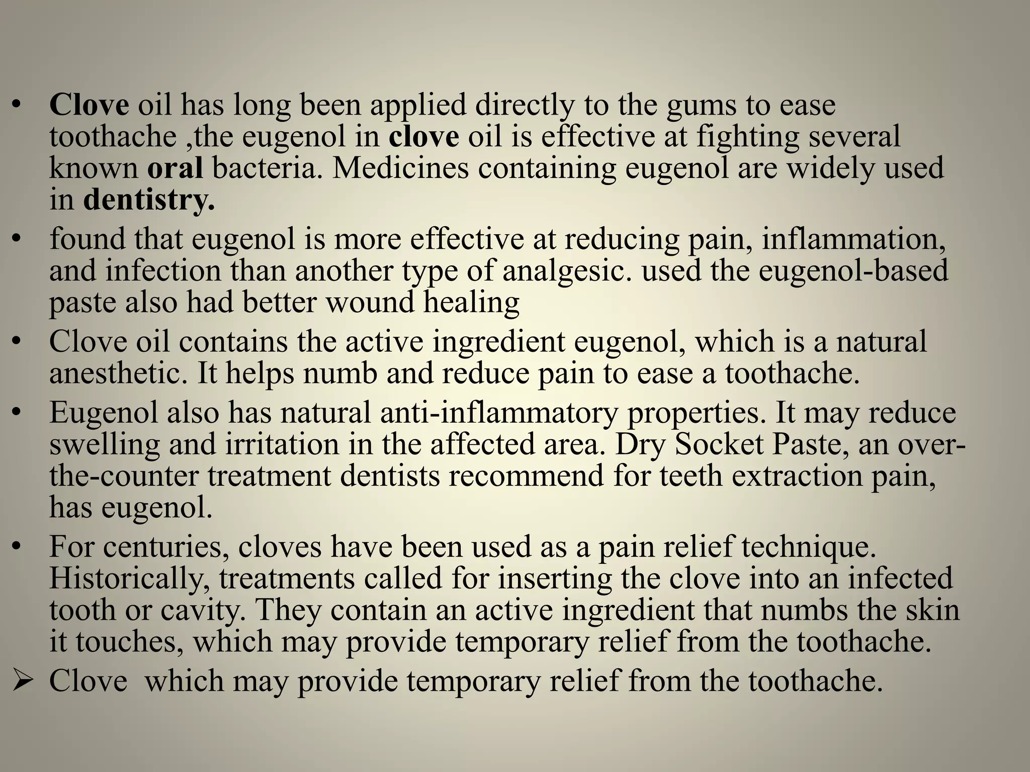 clove and neem for oral care | PPTX