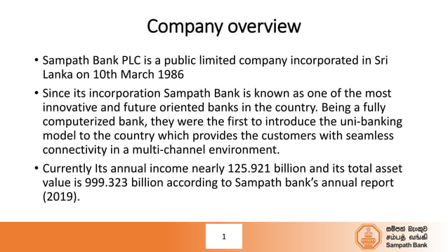 Management information system use by Sampath bank | PPTX | Business ...