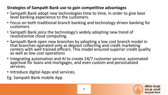Management information system use by Sampath bank | PPTX | Business ...