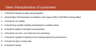 Sunscreen | PPTX