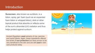 Sunscreen | PPTX