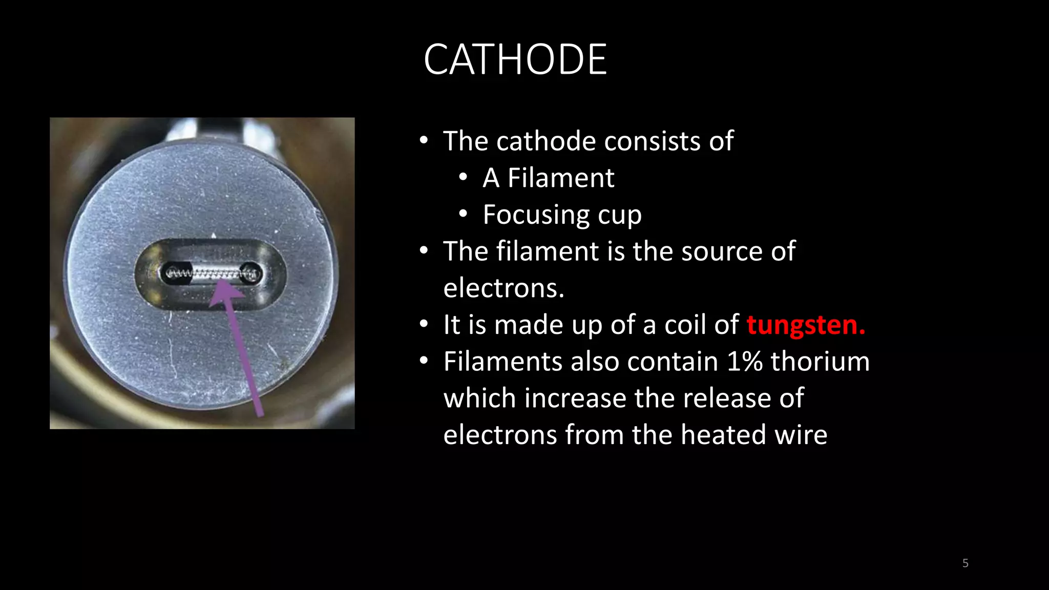Construction of X-Ray tube | PPTX