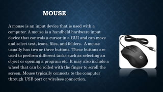 Presentation on Mouse | PPTX
