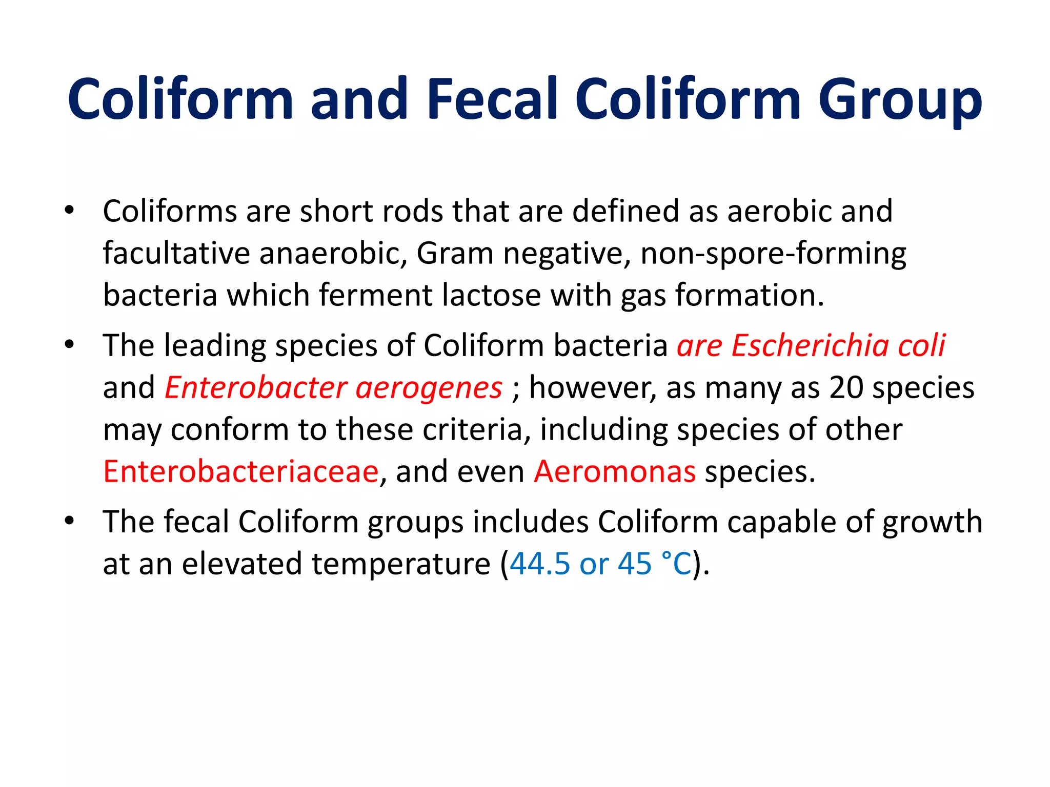 GROUPS of bacteria importance in food microbiology | PPTX