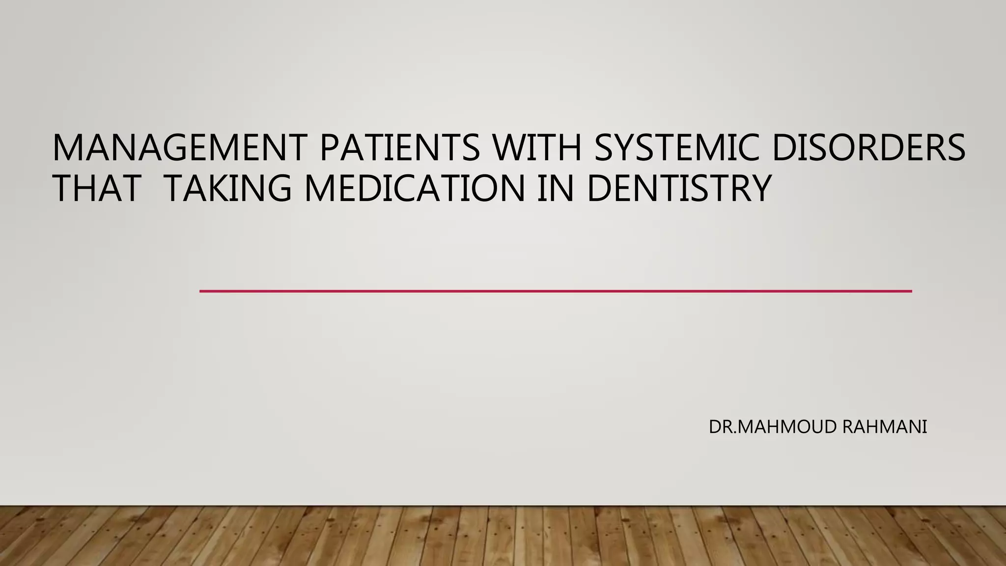 systematic drugs | PPT