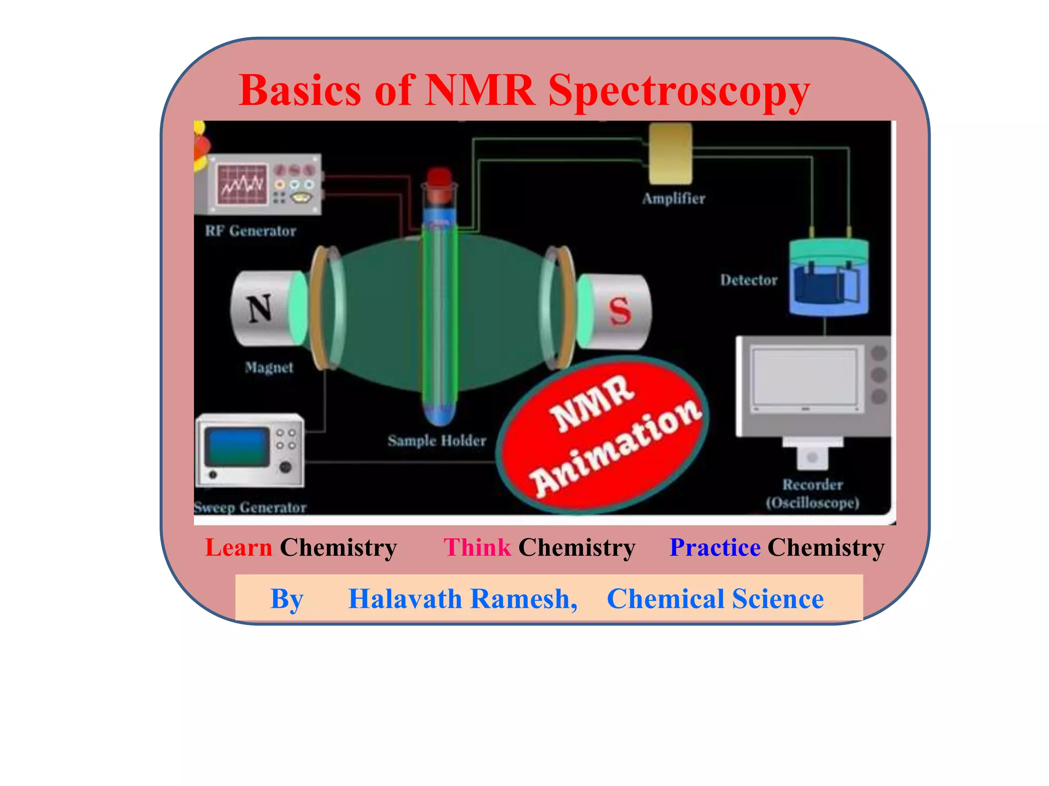 Basics of NMR Spectroscopy | PPTX | Chemistry | Science