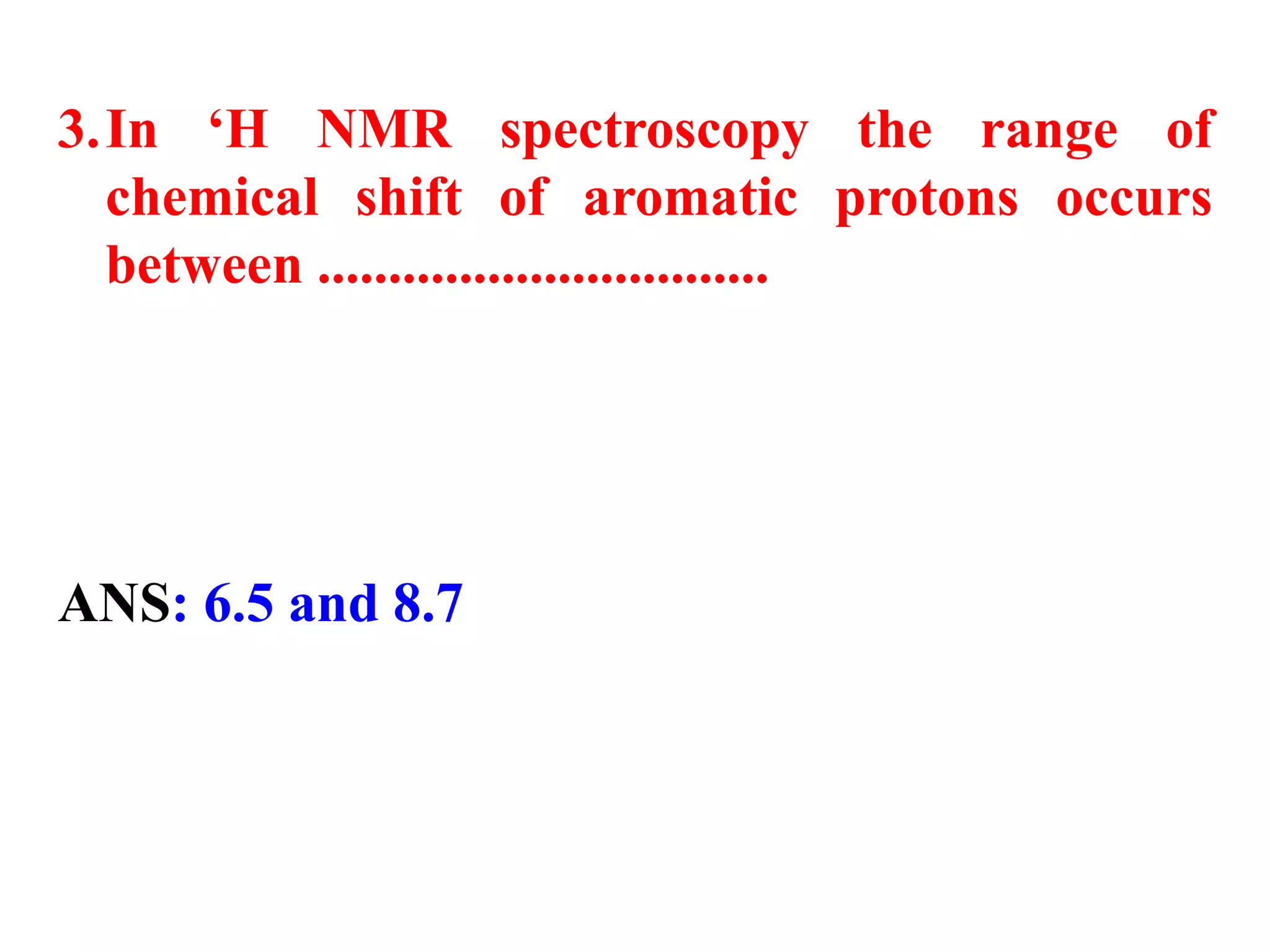 Basics of NMR Spectroscopy | PPTX