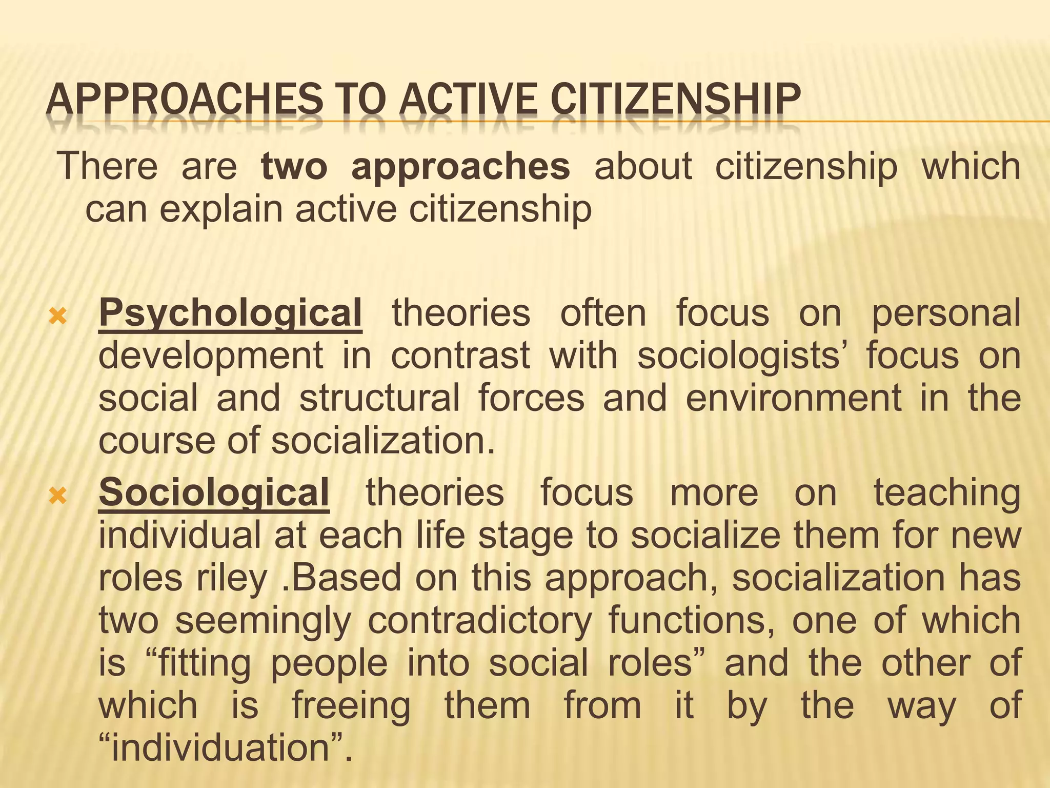 active citizenship | PPTX