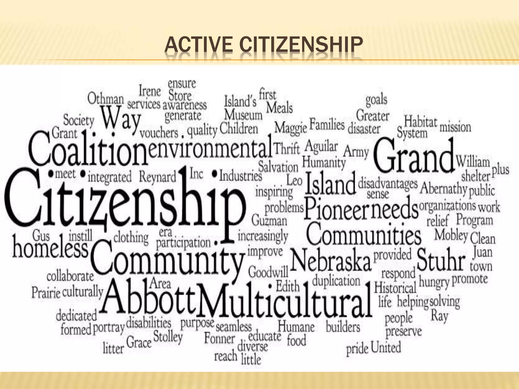 active citizenship | PPTX