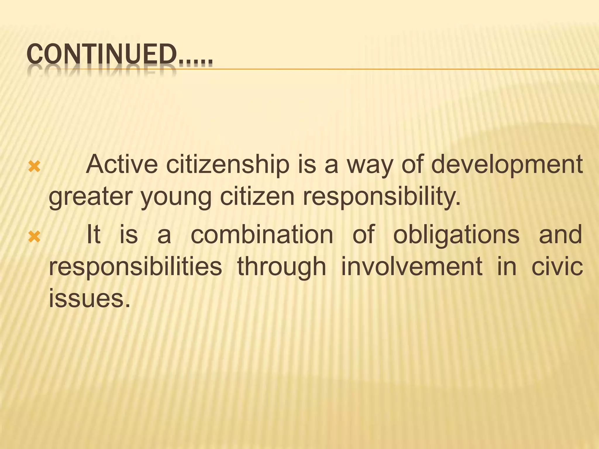 active citizenship | PPTX