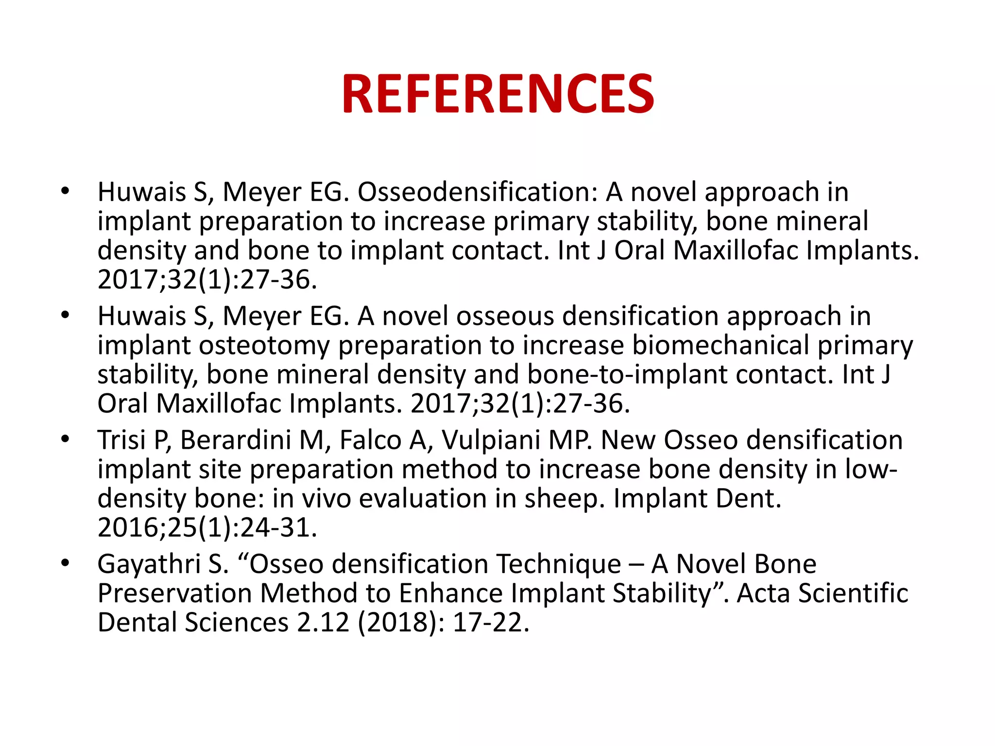 OSSEODENSIFICATION | PPTX