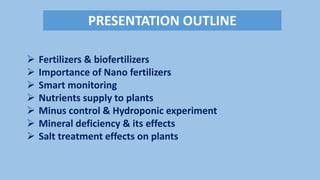 Fertilizers in Agriculture | PPT