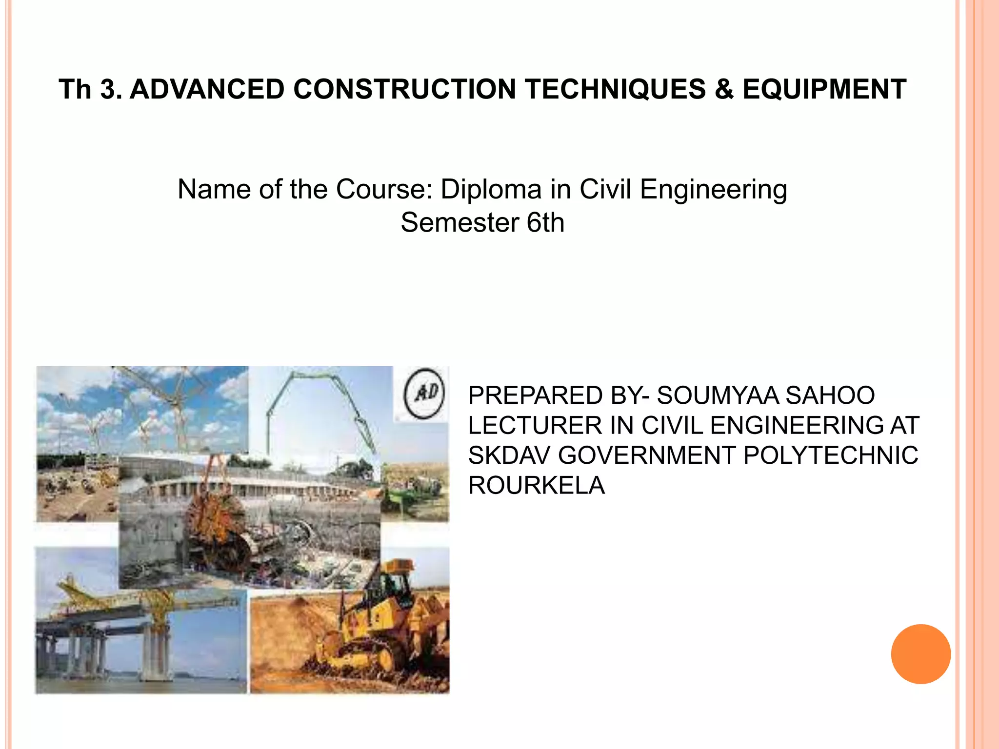 Advanced construction materials | PPTX