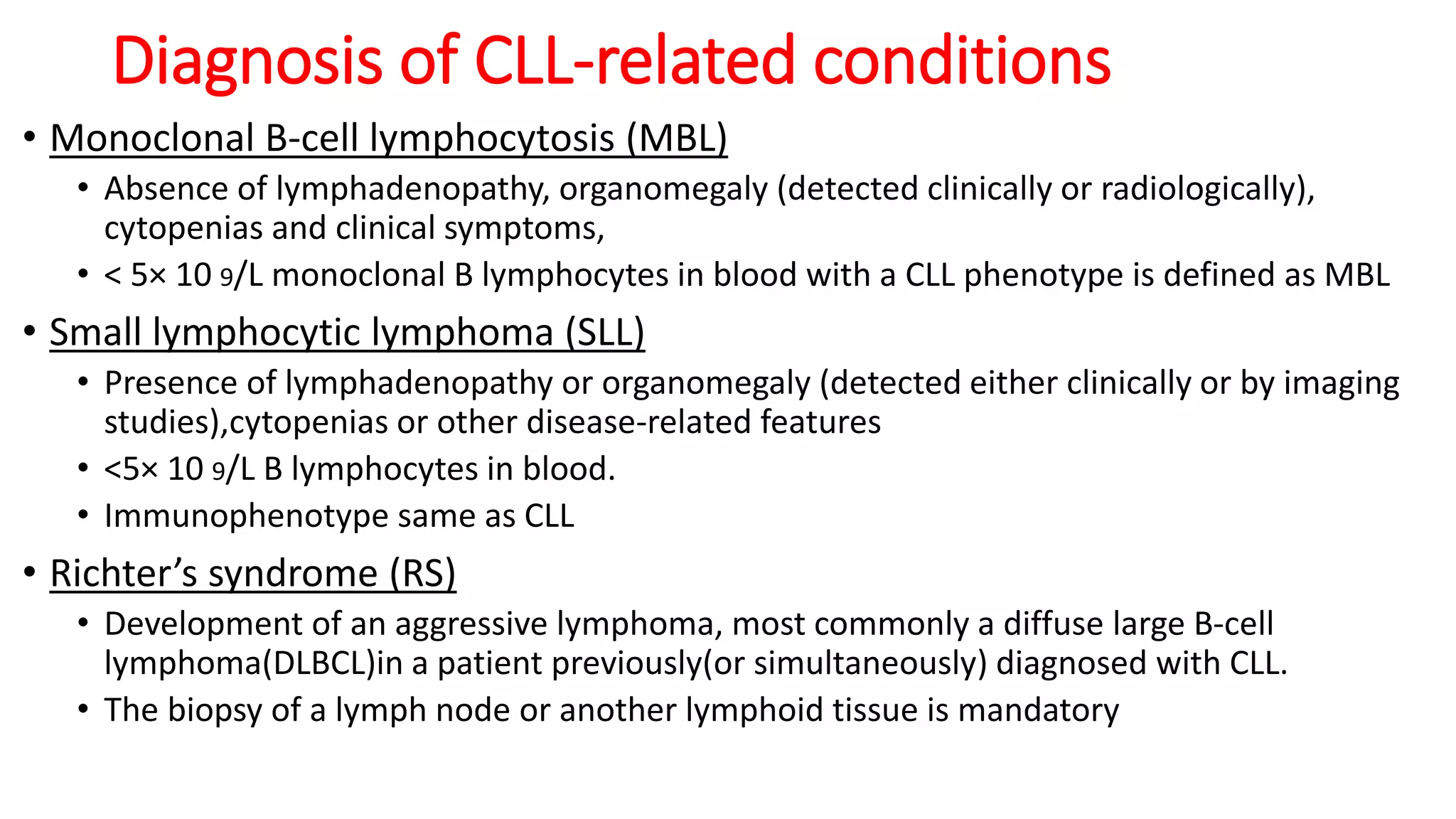 B cell disorders other than CLL | PPT