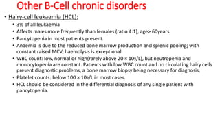 B cell disorders other than CLL | PPT