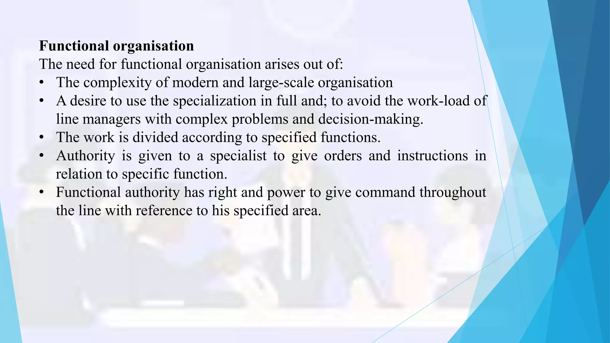 Types and levels of organisation | PPTX