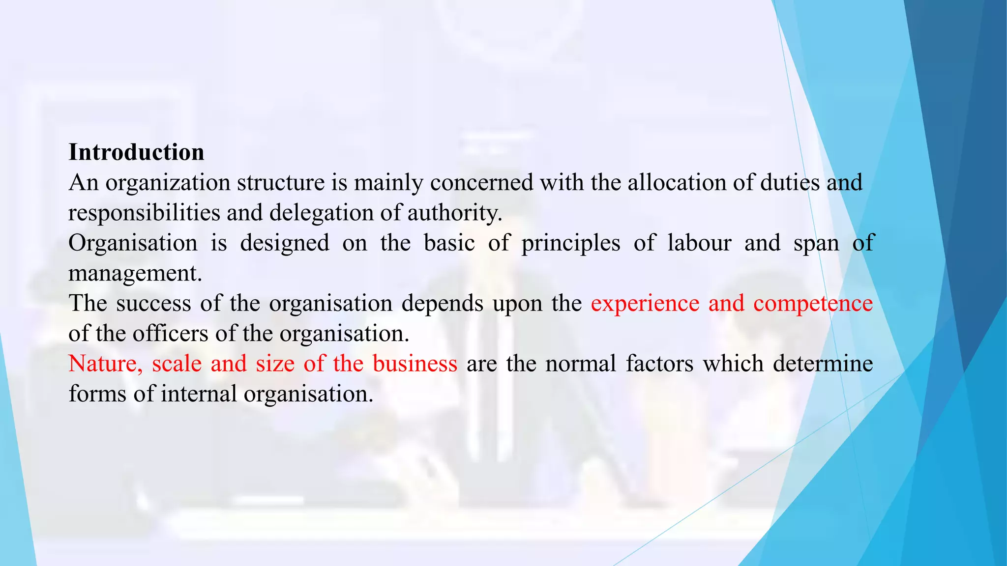 Types and levels of organisation | PPTX