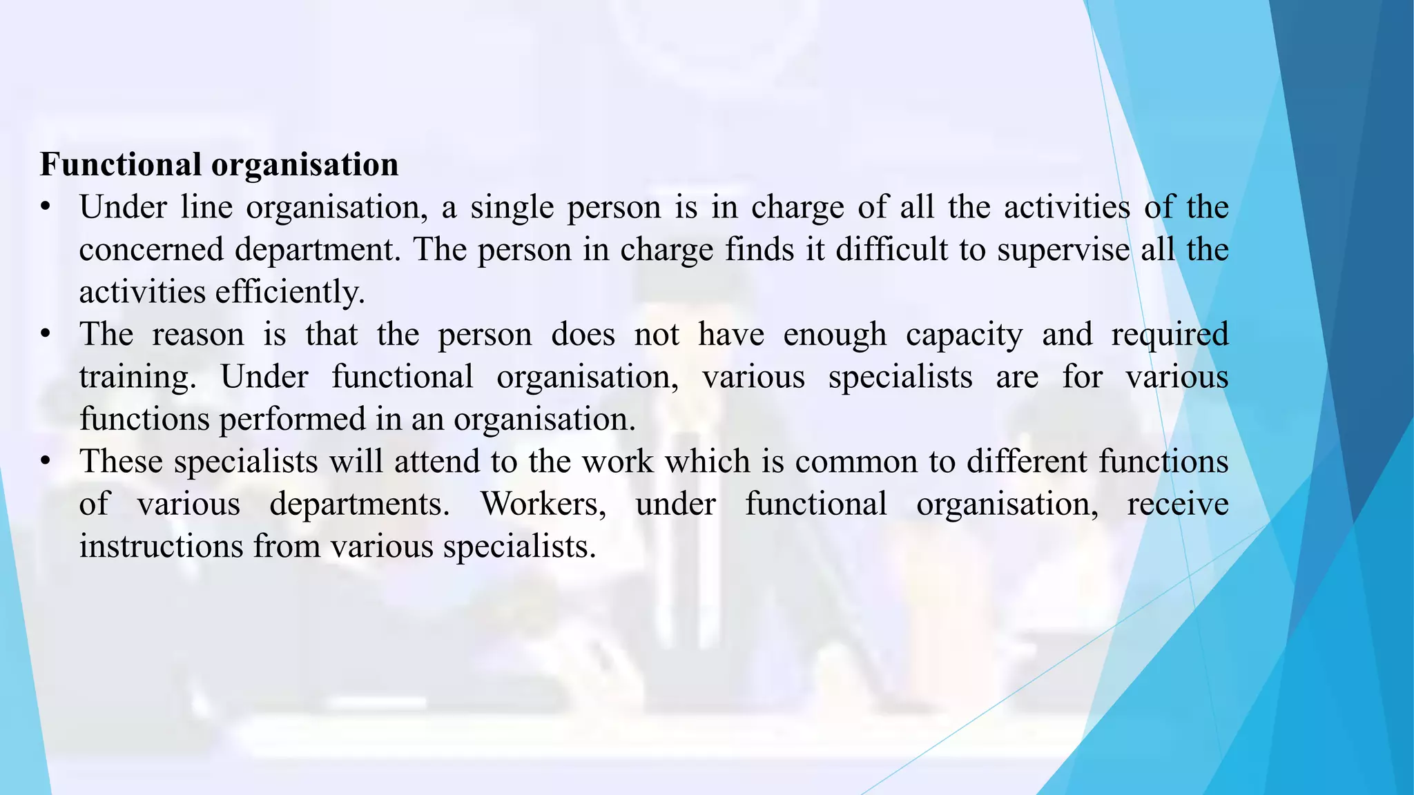 Types and levels of organisation | PPTX