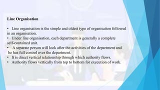 Types and levels of organisation | PPTX